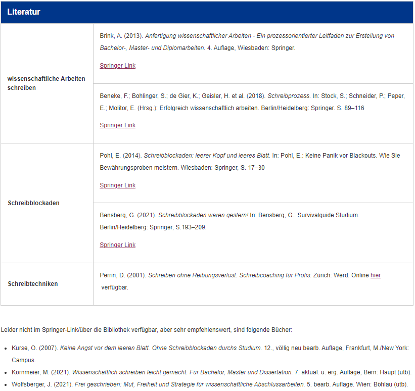 Empfehlungen zu Wissenschaftlichem Schreiben – yols.de